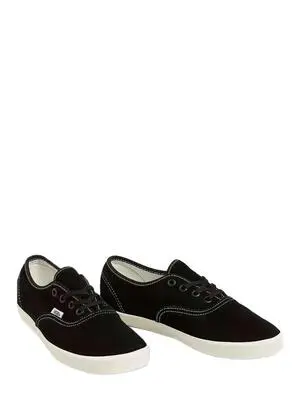 VANS Authentic Lowpro Suede Lace-up Sneakers - Black
