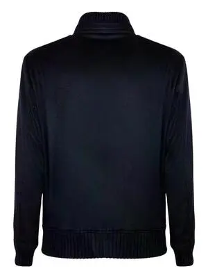 KIRED Cashmere Bomber Jacket - Blue