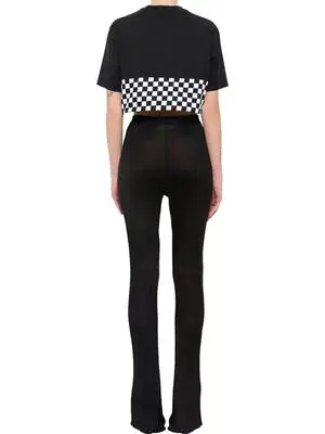 Givenchy Podium Cb Crop T-shirt - Black