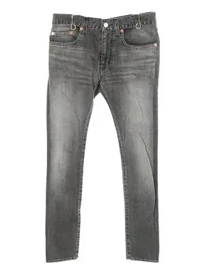 Balenciaga Distressed Straight-leg Jeans - Grey