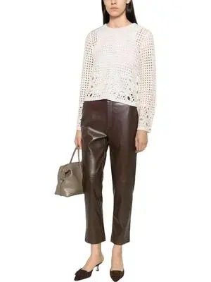 FRAME Postcard Crochet Cardigan - Neutrals