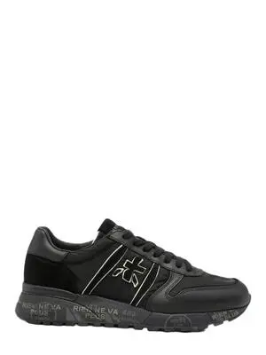 Premiata Lander Panelled Sneakers - Black