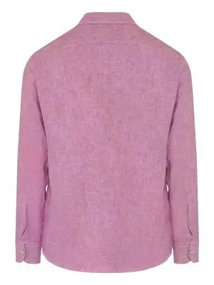 Zegna Long-sleeve Chest-pocket Shirt - Pink