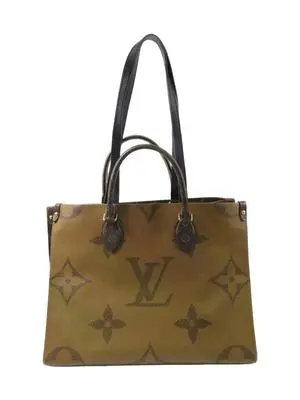 LOUIS VUITTON Louis Vuitton Monogram Giant Tote Bag Brown