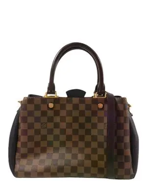LOUIS VUITTON Louis Vuitton Brittany Damier Tote Bag Brown