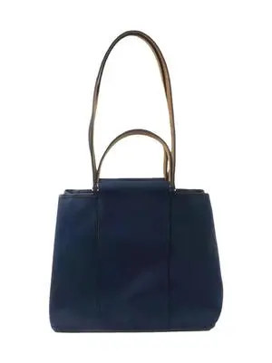 Hermès Cabag Pm Canvas Shoulder Bag - Blue