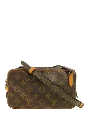 LOUIS VUITTON Marly Bandoulière Monogram Canvas Cross Body Bag - Brown