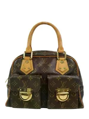 LOUIS VUITTON Manhattan Monogram Tote Bag - Brown