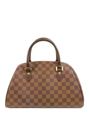 LOUIS VUITTON Damier Ebene Mm Ribera Handbag - Brown