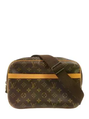 LOUIS VUITTON Monogram Reporter Pm Shoulder Bag - Brown