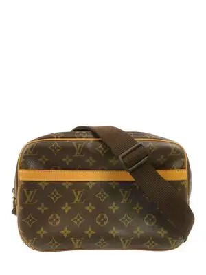 LOUIS VUITTON Monogram Reporter Pm Shoulder Bag - Brown