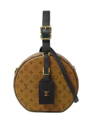 LOUIS VUITTON Petite Boite Chapeau Monogram Reverse Tote Bag - Brown