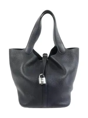 Hermès Hermès MM Picotin Bucket Bag Black
