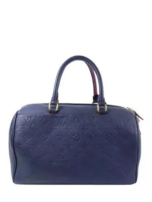 LOUIS VUITTON Speedy Bandoulière Tote Bag - Blue
