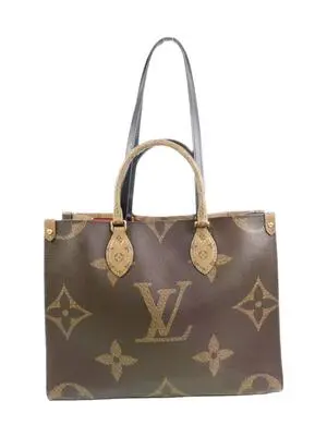 LOUIS VUITTON Giant Monogram On The Go Tote Bag - Brown