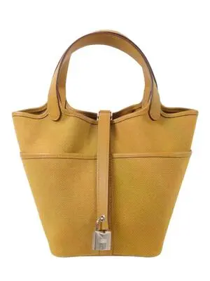 Hermès 2022 Pm Picotin Lock Tote Bag - Yellow