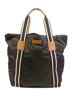 Gucci Gg Supreme Tote Bag - Black