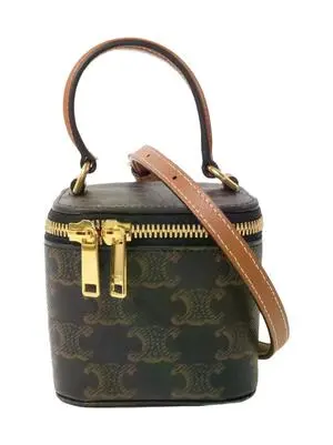 CELINE Celine Triomphe Pattern Cross Body Bag