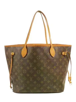 LOUIS VUITTON Louis Vuitton Monogram Canvas Tote Bag Brown