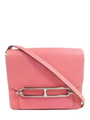 Hermès Roulis Calf Leather Shoulder Bag - Pink
