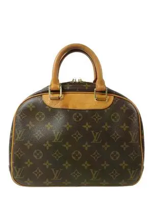 LOUIS VUITTON Louis Vuitton Trouville Monogram Handbag Brown