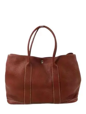 Hermès Garden Party Pm Negonda-leather Tote Bag - Brown