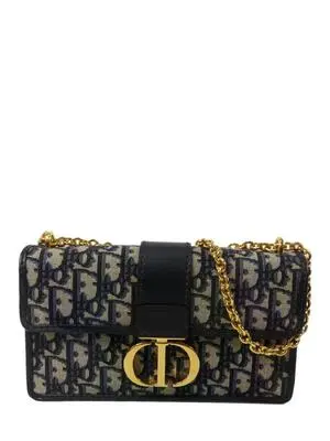 Dior 30 Montaigne East-west Chain Bag - Blue