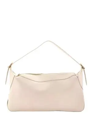 Celine Romy Shoulder Bag Leather Medium Hobo Bag - White