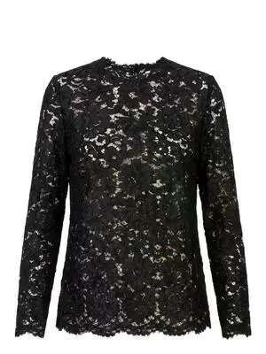Valentino Garavani Lace Top - Black