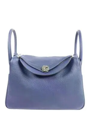 Hermès Lindy 30 Two-way Handbag - Blue