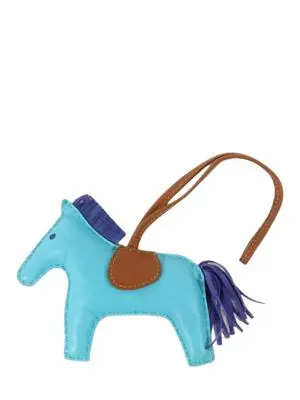 Hermès Rodeo Horse Bag Charm - Blue