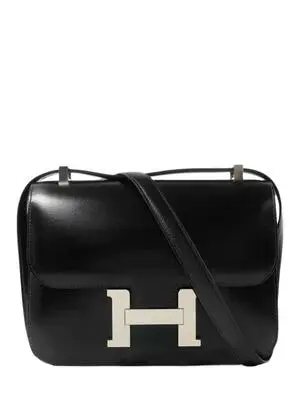 Hermès 24 Constance Shoulder Bag - Black