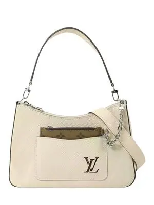 LOUIS VUITTON Louis Vuitton Marelle Epi Leather Shoulder Bag Neutrals
