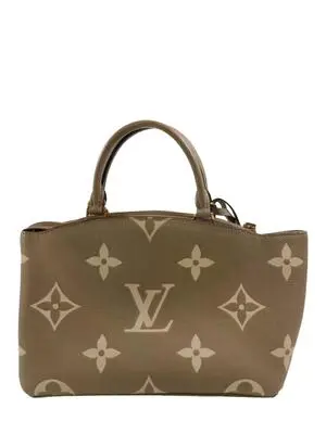 LOUIS VUITTON Petit Palais Monogram Empreinte Tote Bag - Brown