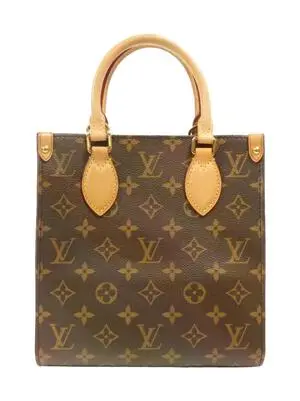 LOUIS VUITTON Sac Plat Bb Monogram Tote Bag - Brown
