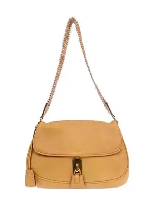 Prada Chain-link Shoulder Bag - Neutrals