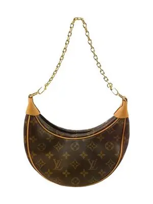 LOUIS VUITTON Louis Vuitton Monogram Loop Shoulder Bag Brown
