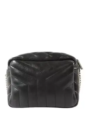 Saint Laurent Loulou Quilted Mini Shoulder Bag - Black