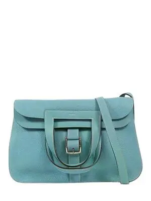 Hermès Halzan Shoulder Bag - Blue