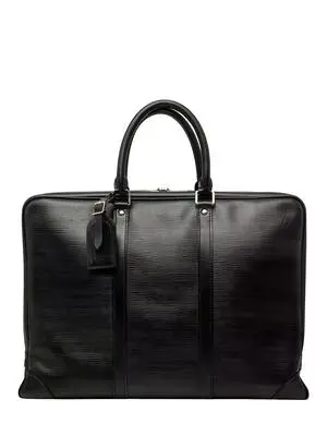 LOUIS VUITTON Epi Porte Documents Voyage Business Bag - Black