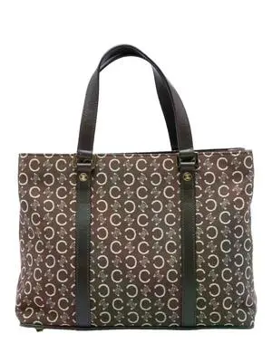 Celine Macadam Canvas Tote Bag - Brown