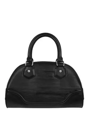 LOUIS VUITTON Epi Leather Bowling Montaigne Tote Bag - Black