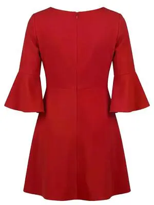 VALENTINO Valentino Garavani Bell-Sleeve Mini Dress
