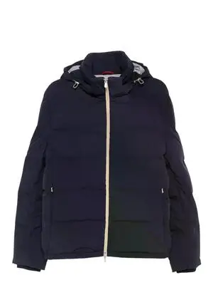 Brunello Cucinelli Hooded Puffer Jacket - Blue
