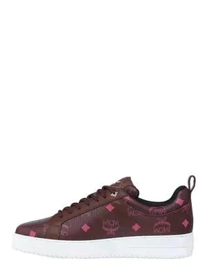 Mcm Neo Terrain Visetos Monogram Sneakers - Brown
