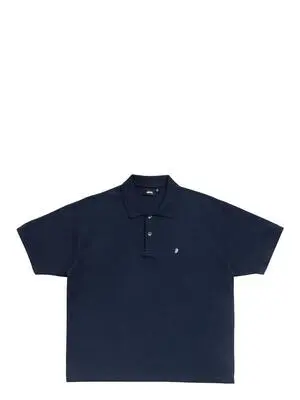 StÜssy Classic Pique Polo Shirt Navy - Multicolor