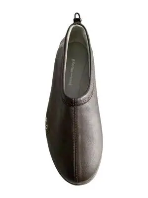Paloma Wool Miles Ii Leather Slip-on Sneakers - Brown