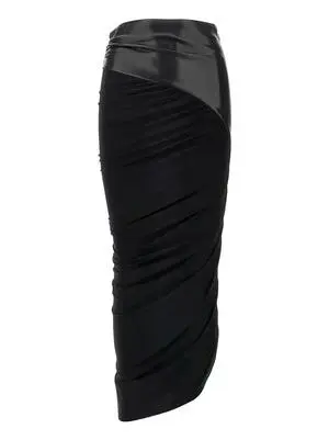 Andamane The Attico Midi Skirt - Black