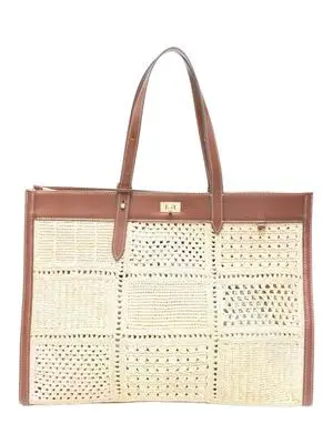 ANYA HINDMARCH Mortimer Patchwork Tote Bag - Brown