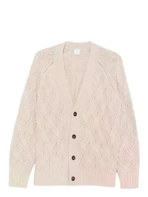 Eleventy Cable-knit Cardigan - Neutrals